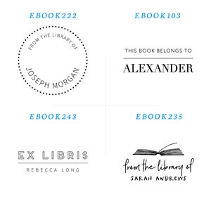 Ex Libris Embossing Seal Custom Embosser Embossing Stamp - Etsy