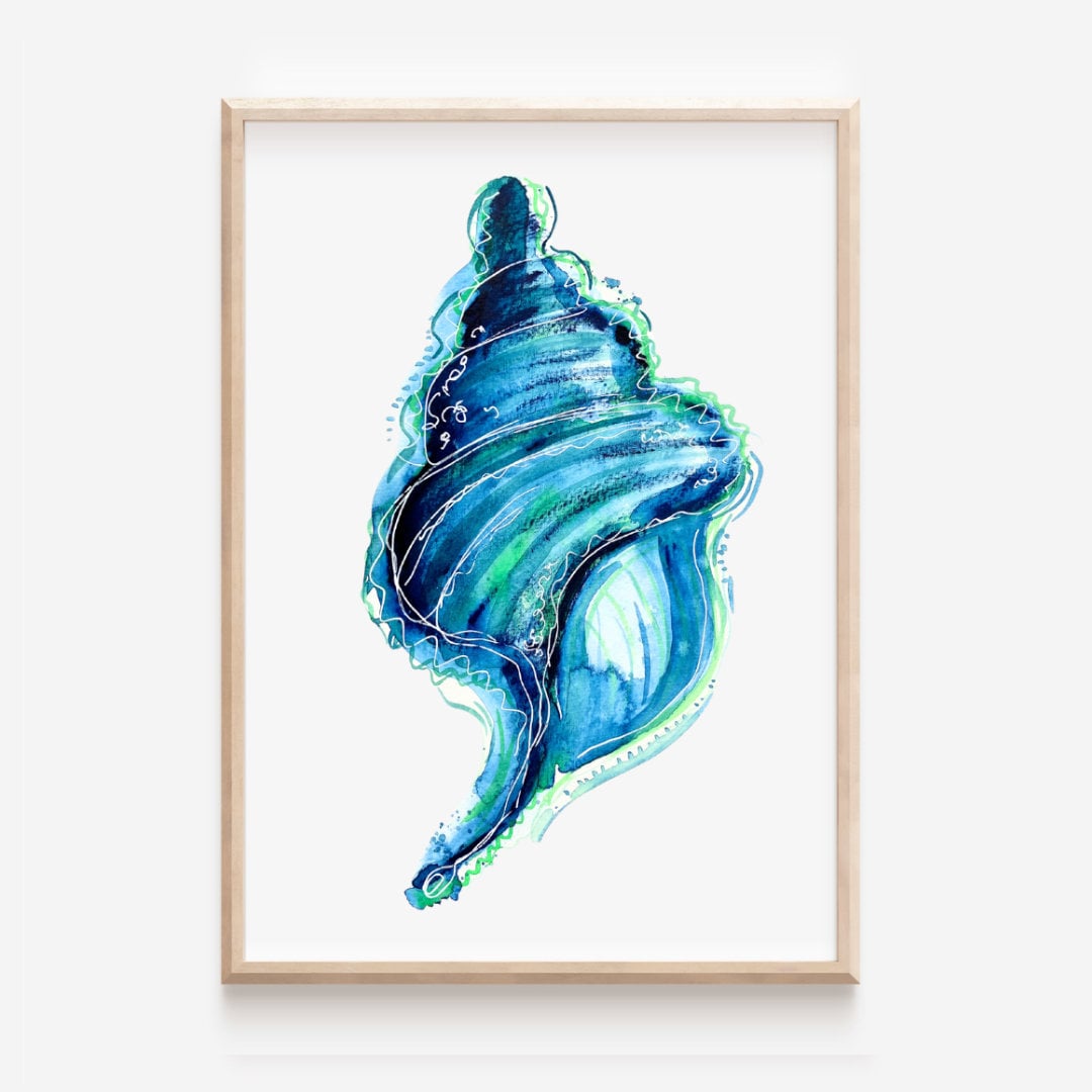 Abstract Seashell Paintings