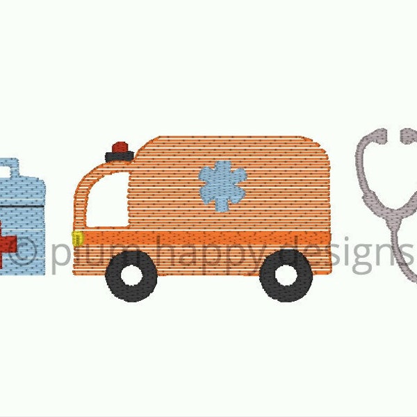 Medical Red Cross Embroidery - Etsy