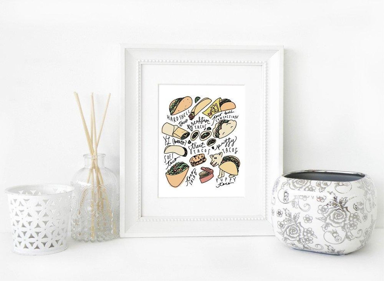 Tacos Print | Etsy