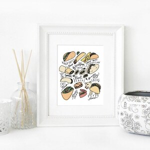 Tacos Print - Etsy