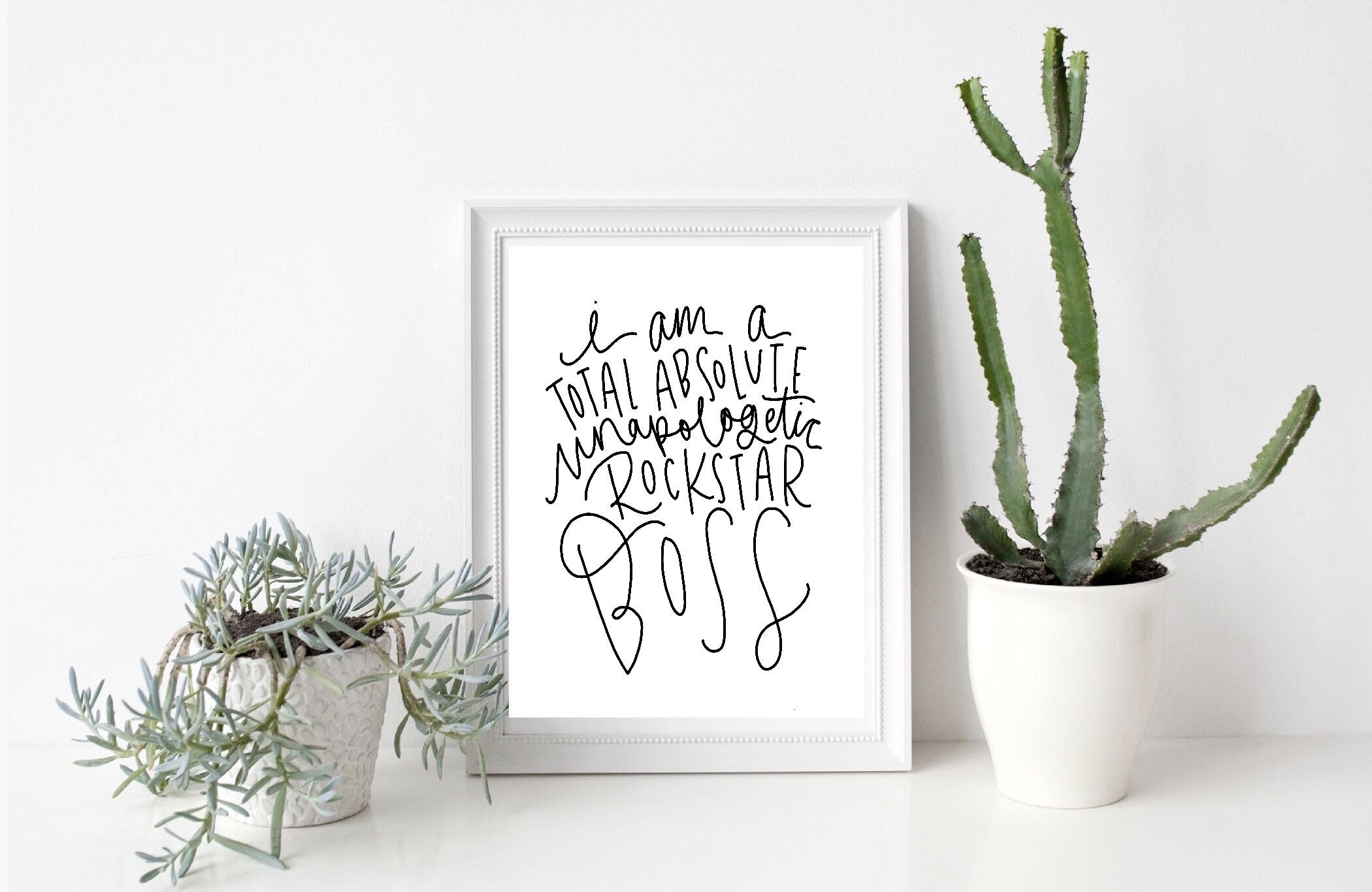 Rockstar Boss PRINTABLE Digital Download - Etsy