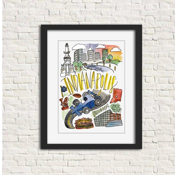 Indianapolis Art - Etsy