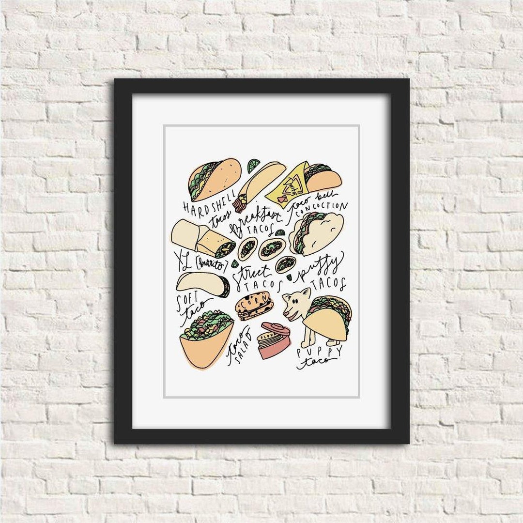 Tacos Print - Etsy