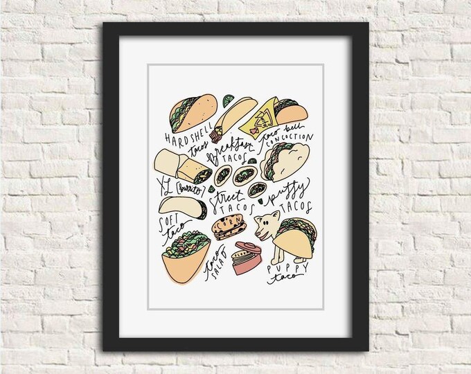 Tacos Print - Etsy