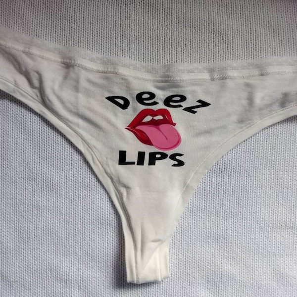 Sexy Lips Panties Etsy 7104