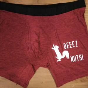 DEEZ Nuts Boxer Briefs, Boxer Briefs for Men, Couples Gift, Christmas ...