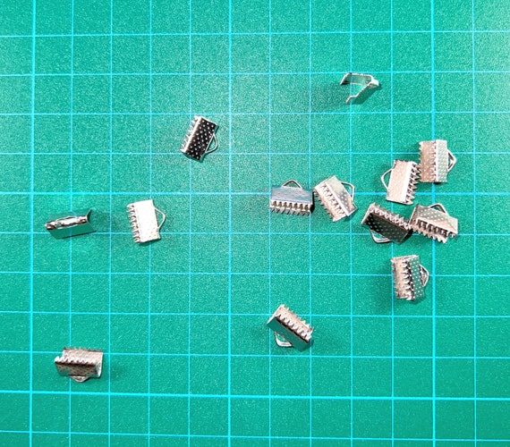 50 Small Crimp End Connectors - Etsy