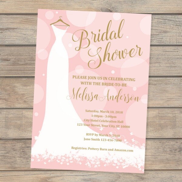 Dress Invitations - Etsy