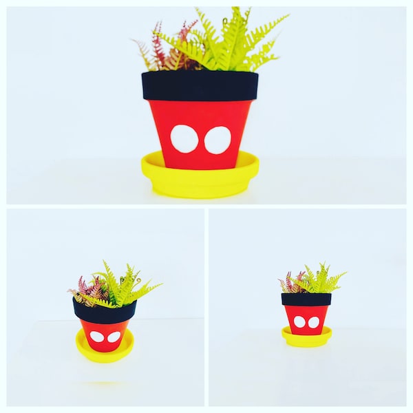 Mickey Mouse Planter - Etsy