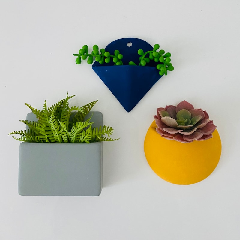 Geometric Wall Planter - Etsy