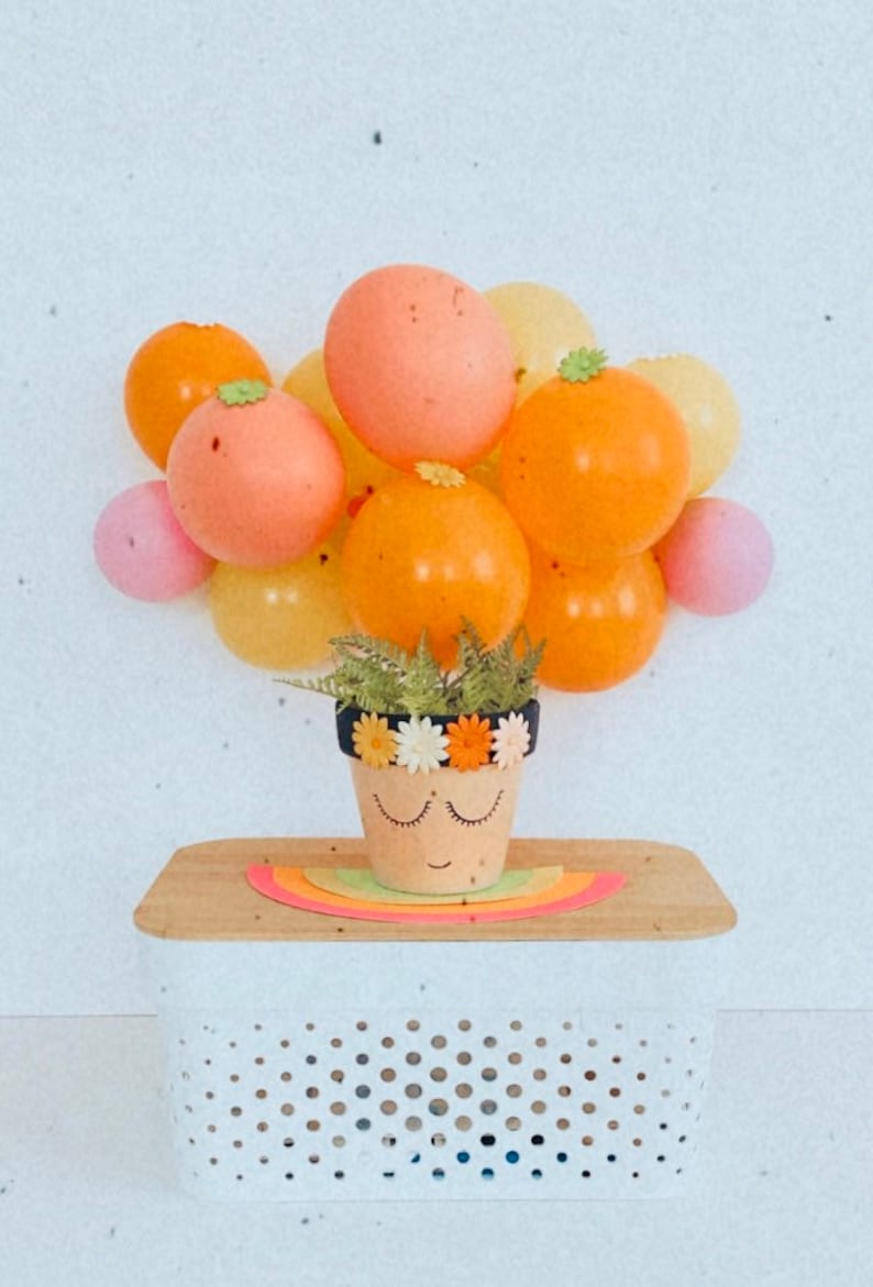Flower Planter Design. Indoor Pot. Happy Face Vase. Modern Boho Planter ...