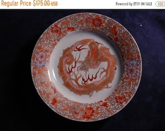 Chinese dragon plate | Etsy