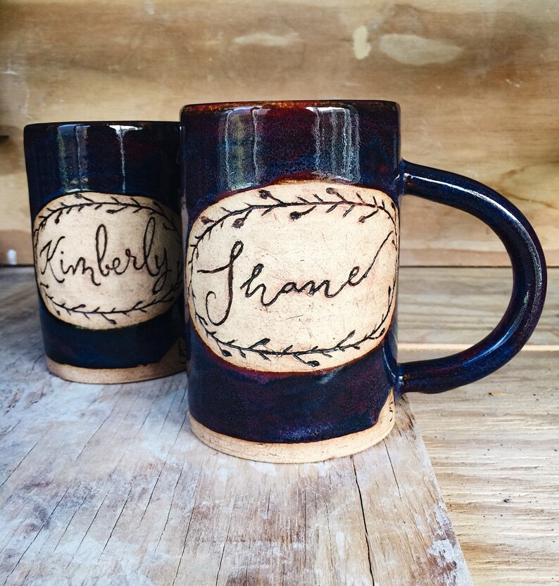 Custom Made Ceramic Mugs | Etsy