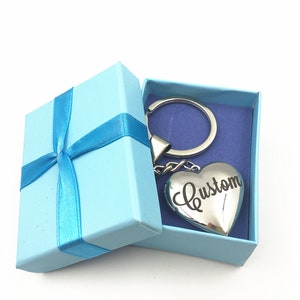 Custom Locket Keychain,engraved Locket With Photo,locket With Engraving ...