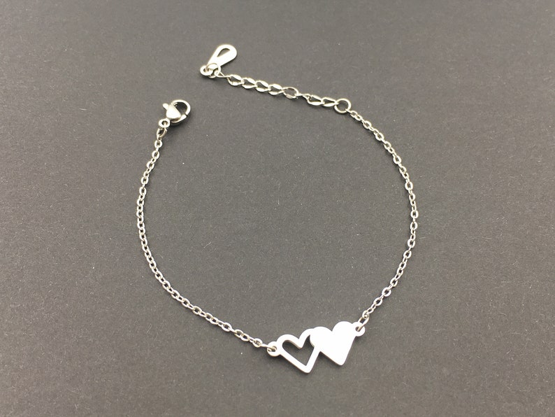 Silver Best Friend Bracelet,best Friend Bracelet for 2,sister Bracelet ...