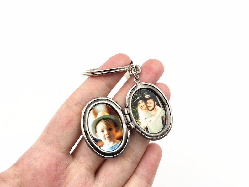 Personalized Locket Keychainlocket Keychain With Photolocket - Etsy