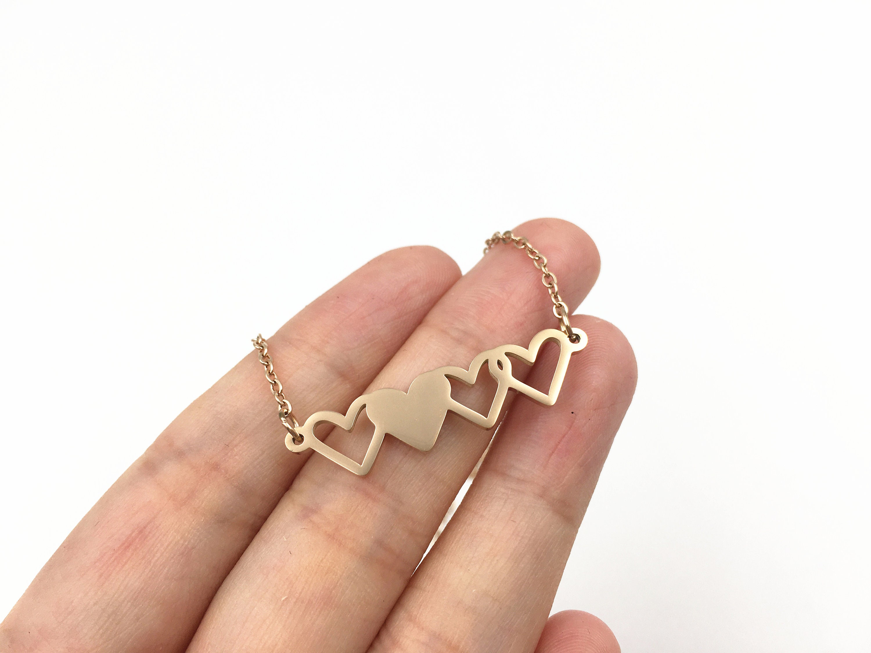 Mejor amigo collar para 4 collar de la hermana para 4 collar - Etsy España
