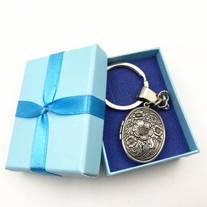 Personalized Locket Keychain,locket Keychain With Photo,locket Keychain ...