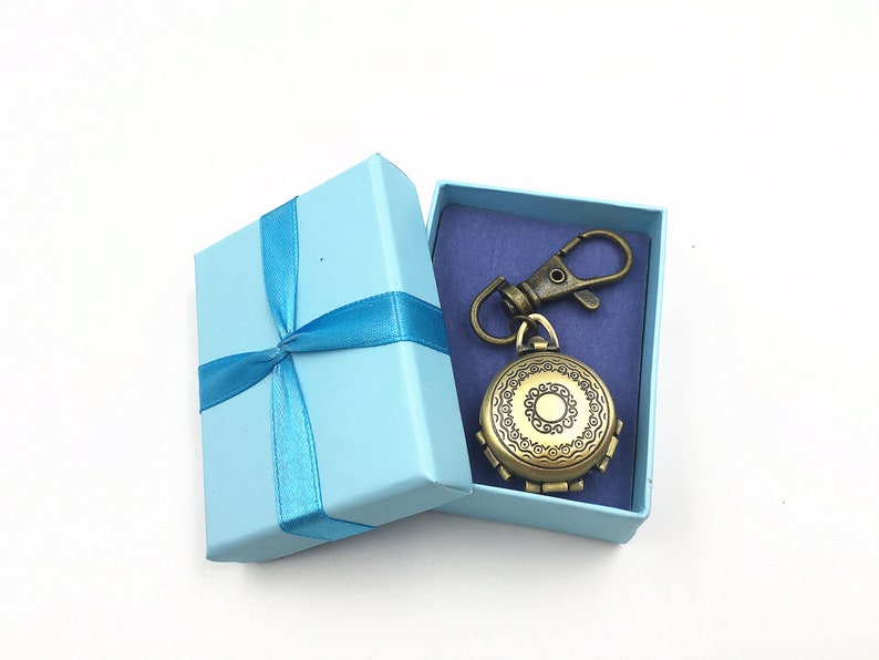 Locket Keychain With Photofamily Locketcustom Locket | Etsy