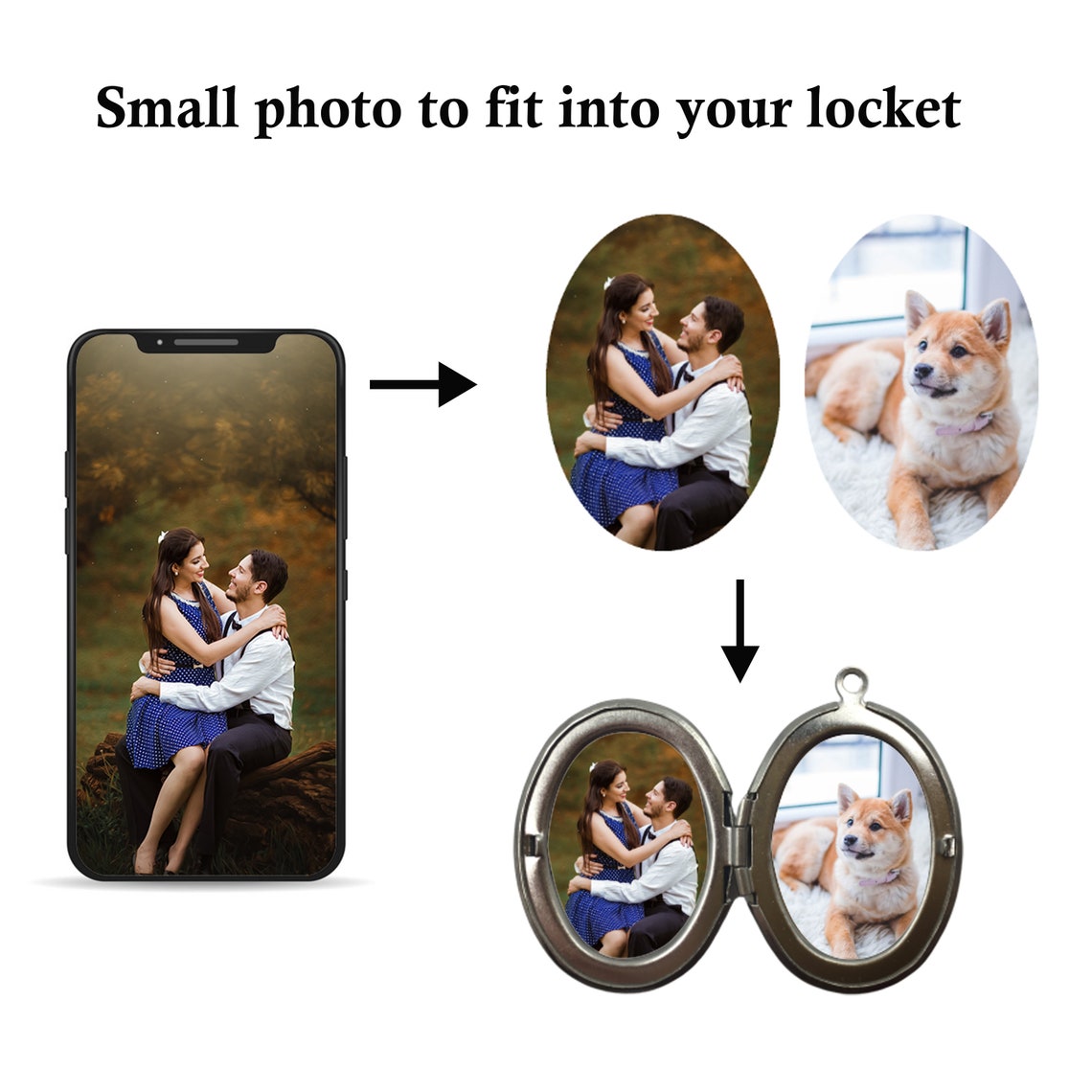 Locket Photo Printslocket Photo Printlocket Printlocket | Etsy