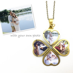 4 Photo Heart Locket,4 Photo Locket,family Locket,multi Photo Locket ...