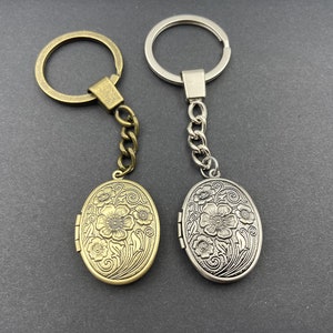 Personalized Locket Keychain,locket Keychain With Photo,locket Keychain ...