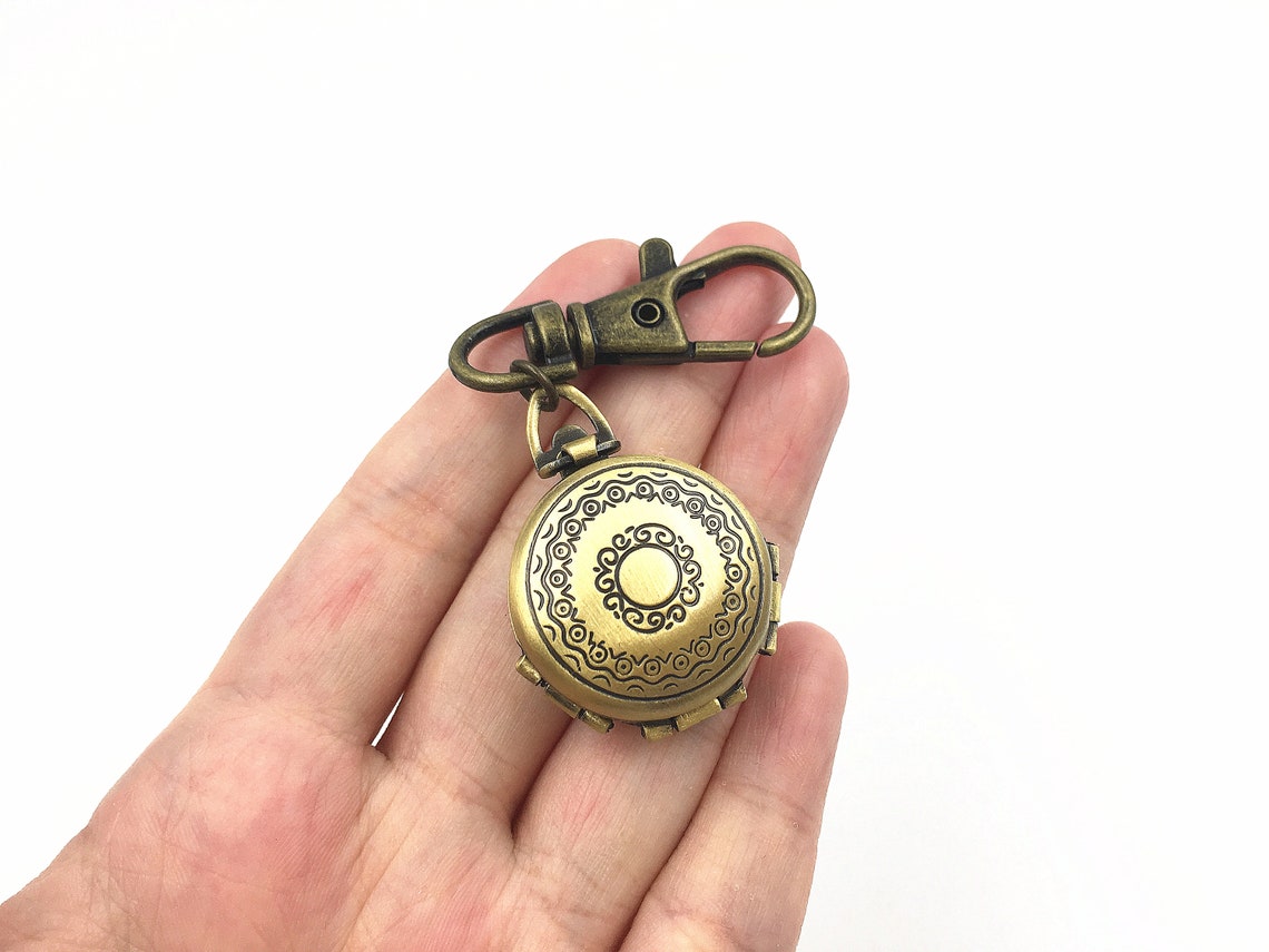 Locket Keychain With Photofamily Locketcustom Locket | Etsy