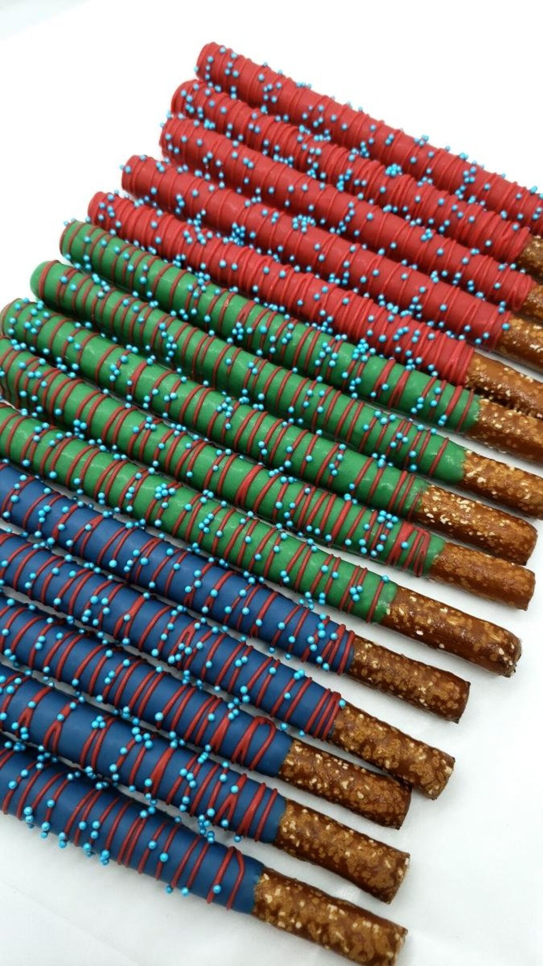 12 Thomas the Train Inspired Themed Chocolate Pretzels - Etsy