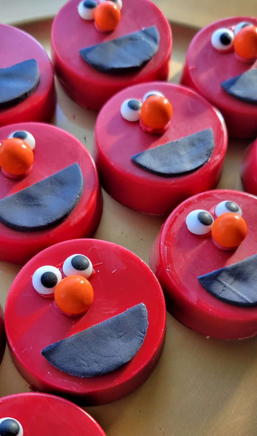 12 - Elmo Chocolate Covered Oreos - Etsy