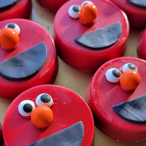 12 - Elmo Chocolate Covered Oreos - Etsy