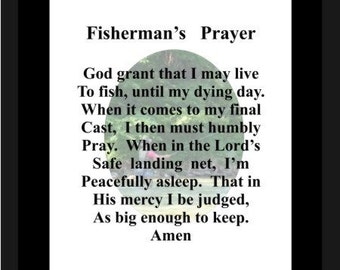 Fishermans prayer | Etsy