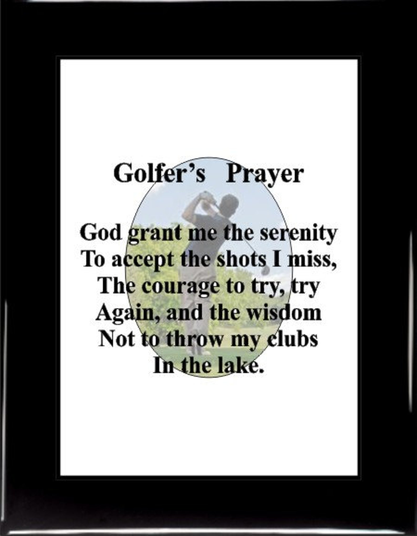 Golfers Prayer 1161 Gifts for Golfers Golfers Gifts | Etsy