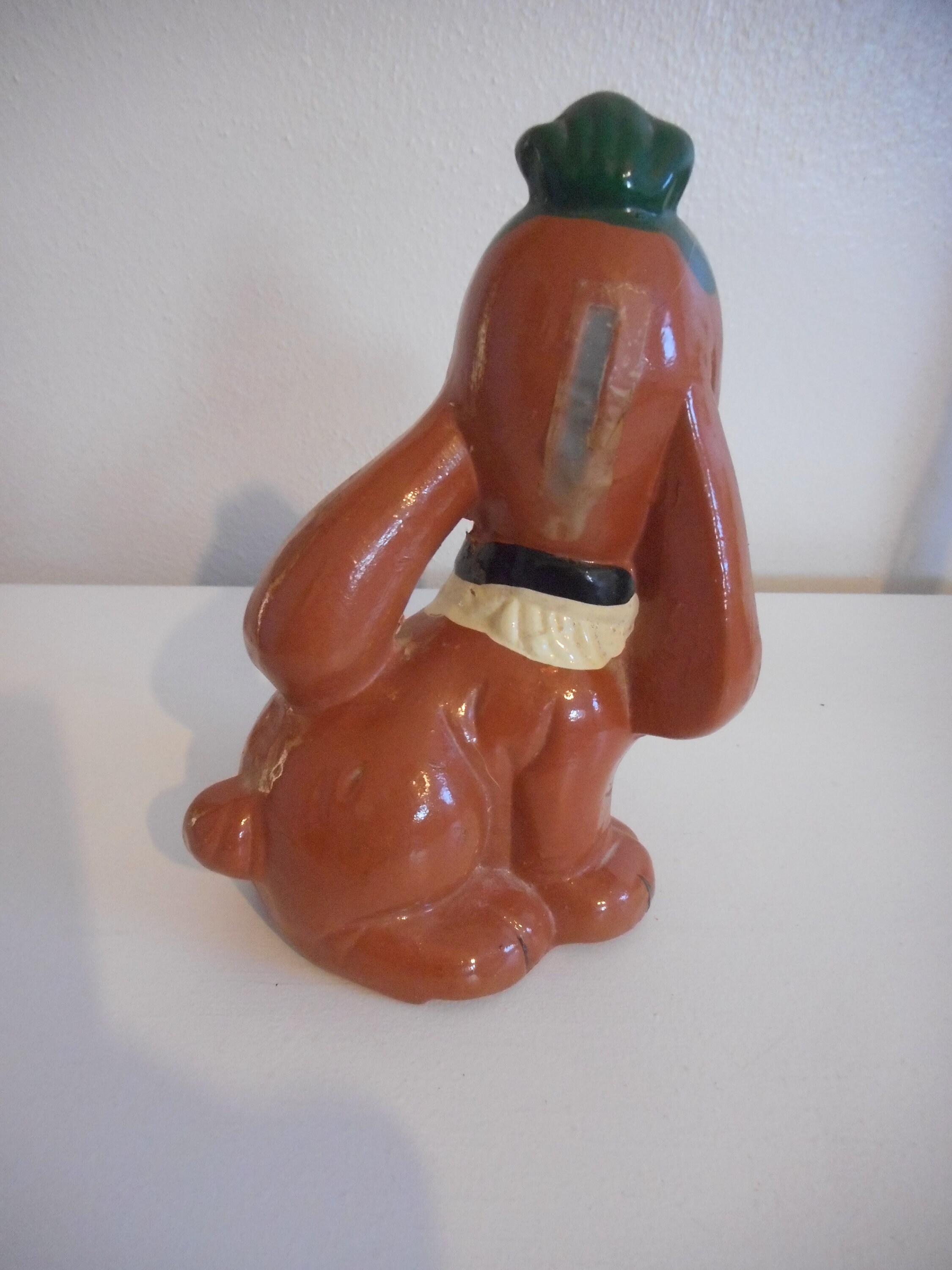 Vintage Chalkware or Ceramic Dog Bank Carnivalware - Etsy