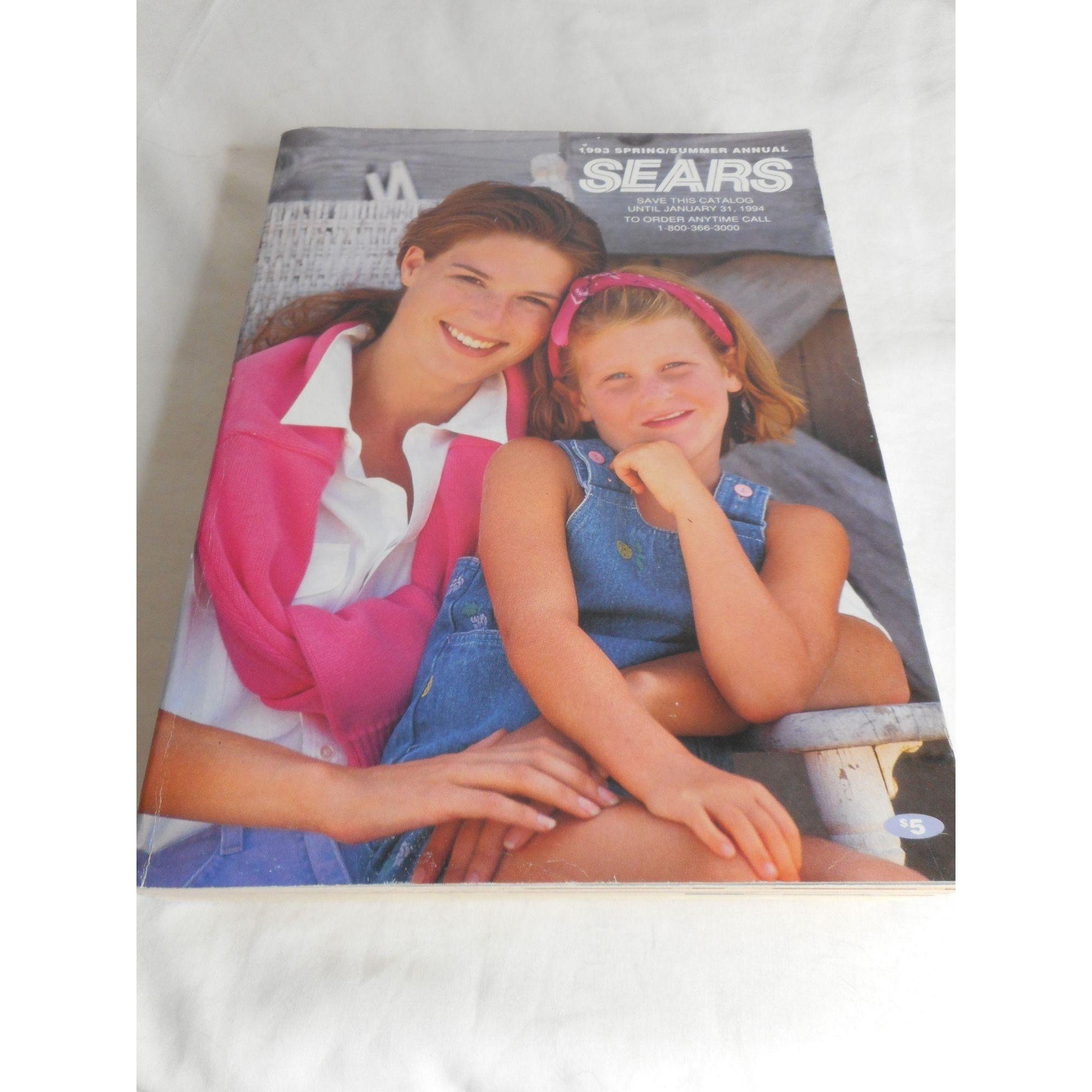 1993 Vintage Sears Spring Summer Sale Phone Mail Order Catalog: Clothes ...