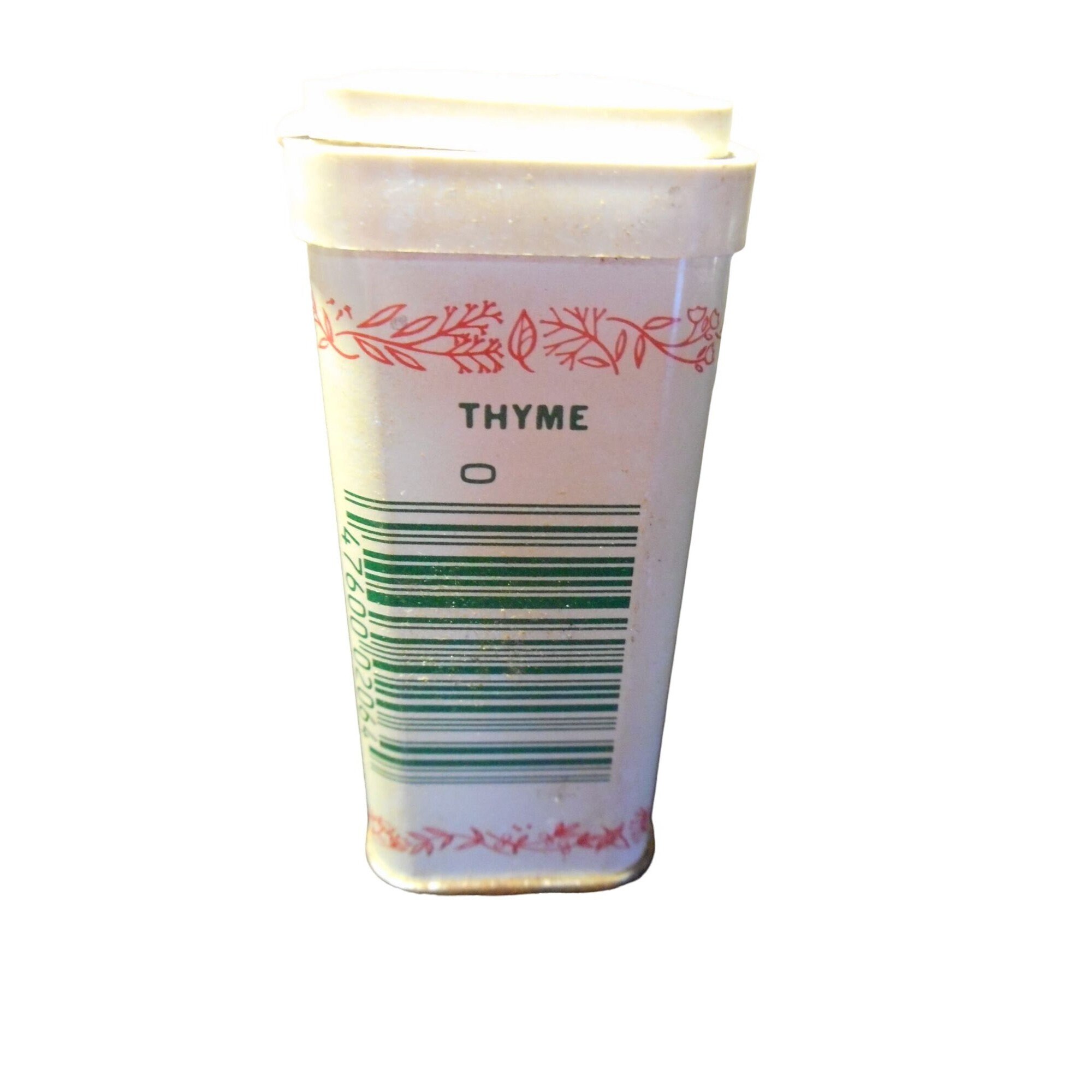 Vintage Durkee Ground Thyme Spice Tin Estate Find - Etsy