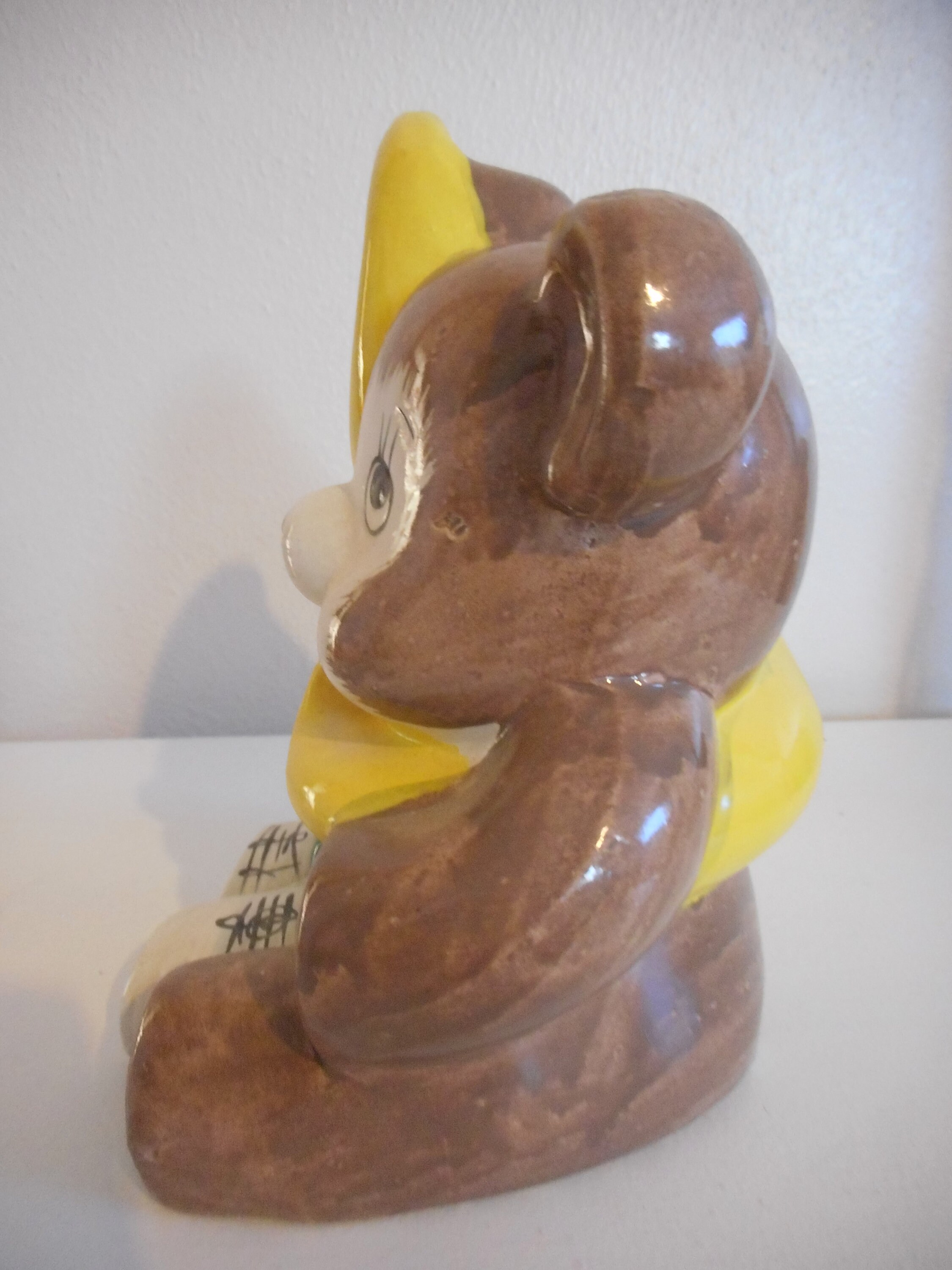 Vintage Chalkware or Ceramic Tuba Playing Brown Bear and Frog - Etsy