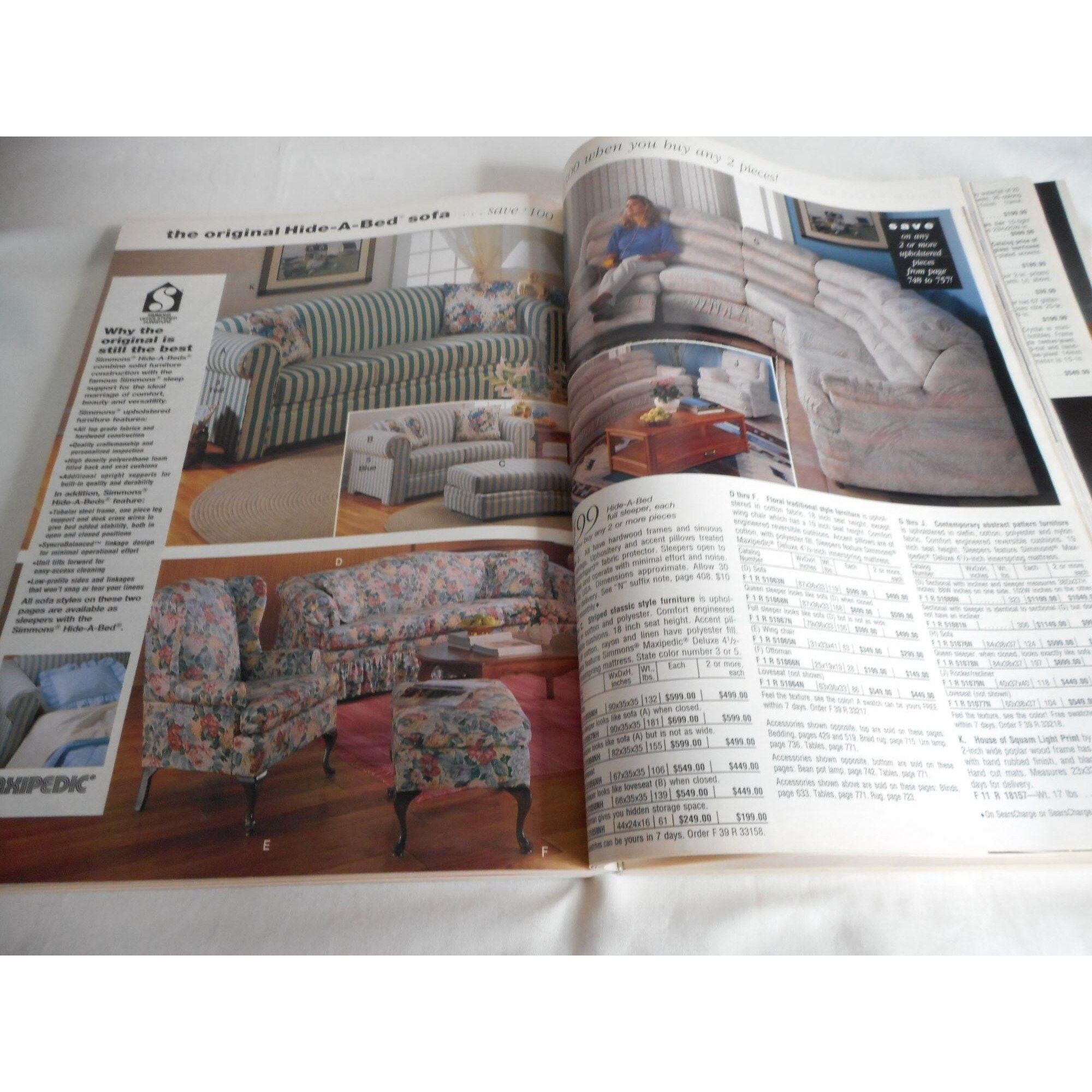1993 Vintage Sears Spring Summer Sale Phone Mail Order Catalog: Clothes ...