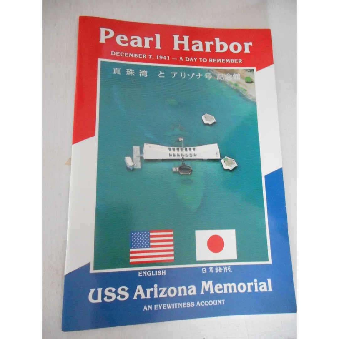 Pearl Harbor USS Arizona Memorial Book Eyewitness Account English ...