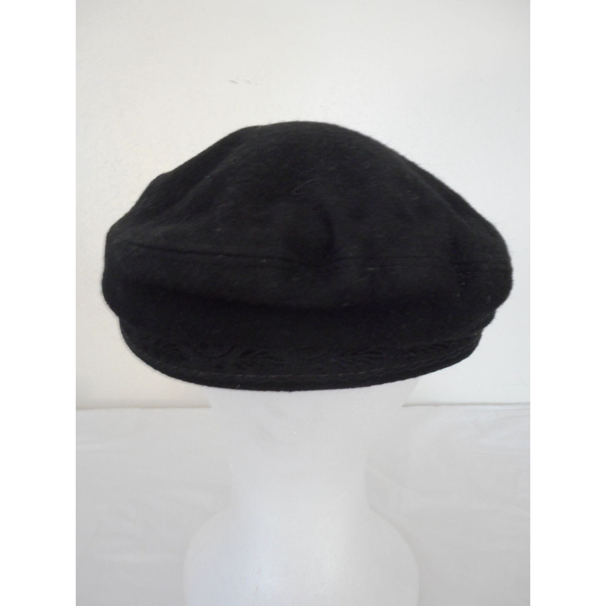 Vintage Woolen Greek Fisherman's Cap Hat Black Made in Greece Estate ...