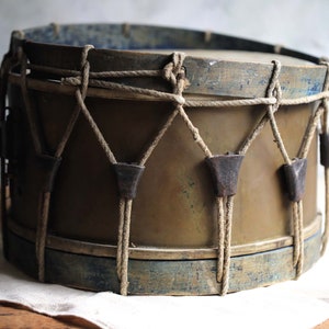 Antique Battered Copper Drum French Military Napoleonic Musical ...
