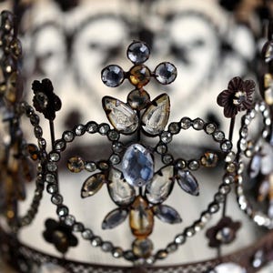 Vintage French Rusty Metal Crown Tiara - Etsy