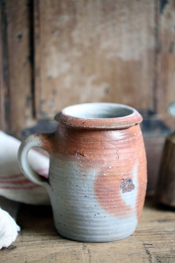 Kitchen & Dining RARE Large Antique French Wine Pitcher Jar Rustic ...