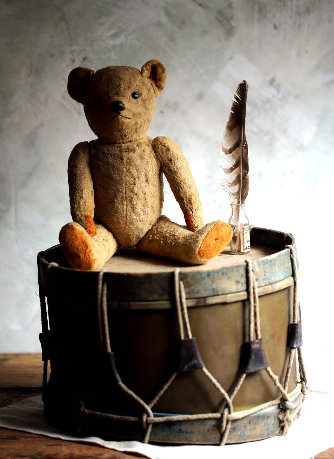 Antique Battered Copper Drum French Military Napoleonic Musical ...