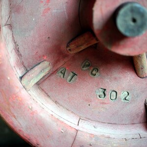 Antique Train Wheel Mold Wooden Foundry Pattern Vintage Industrial ...