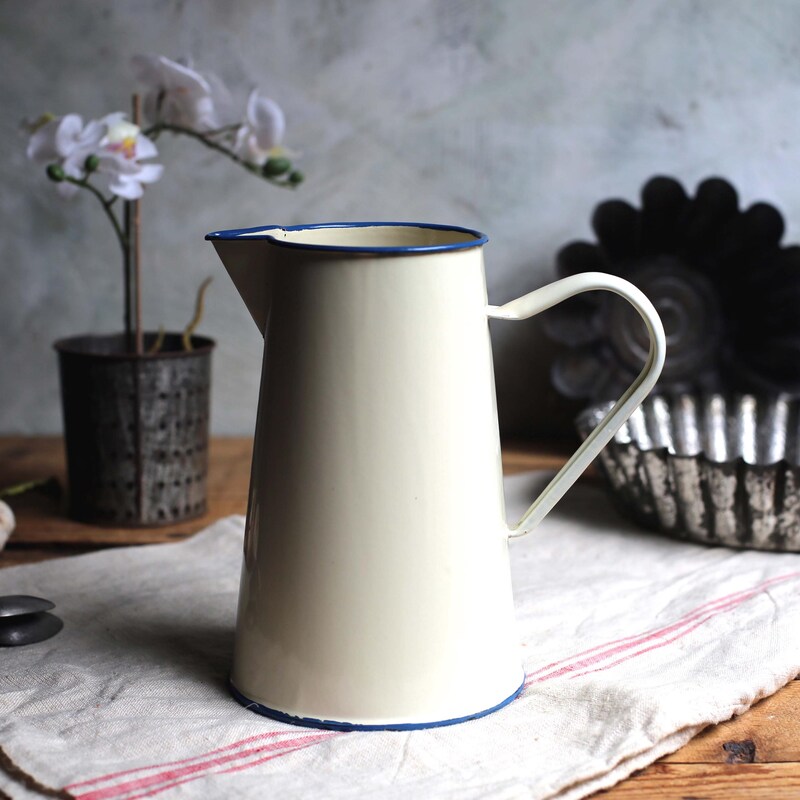 Enamel Pitcher - Etsy