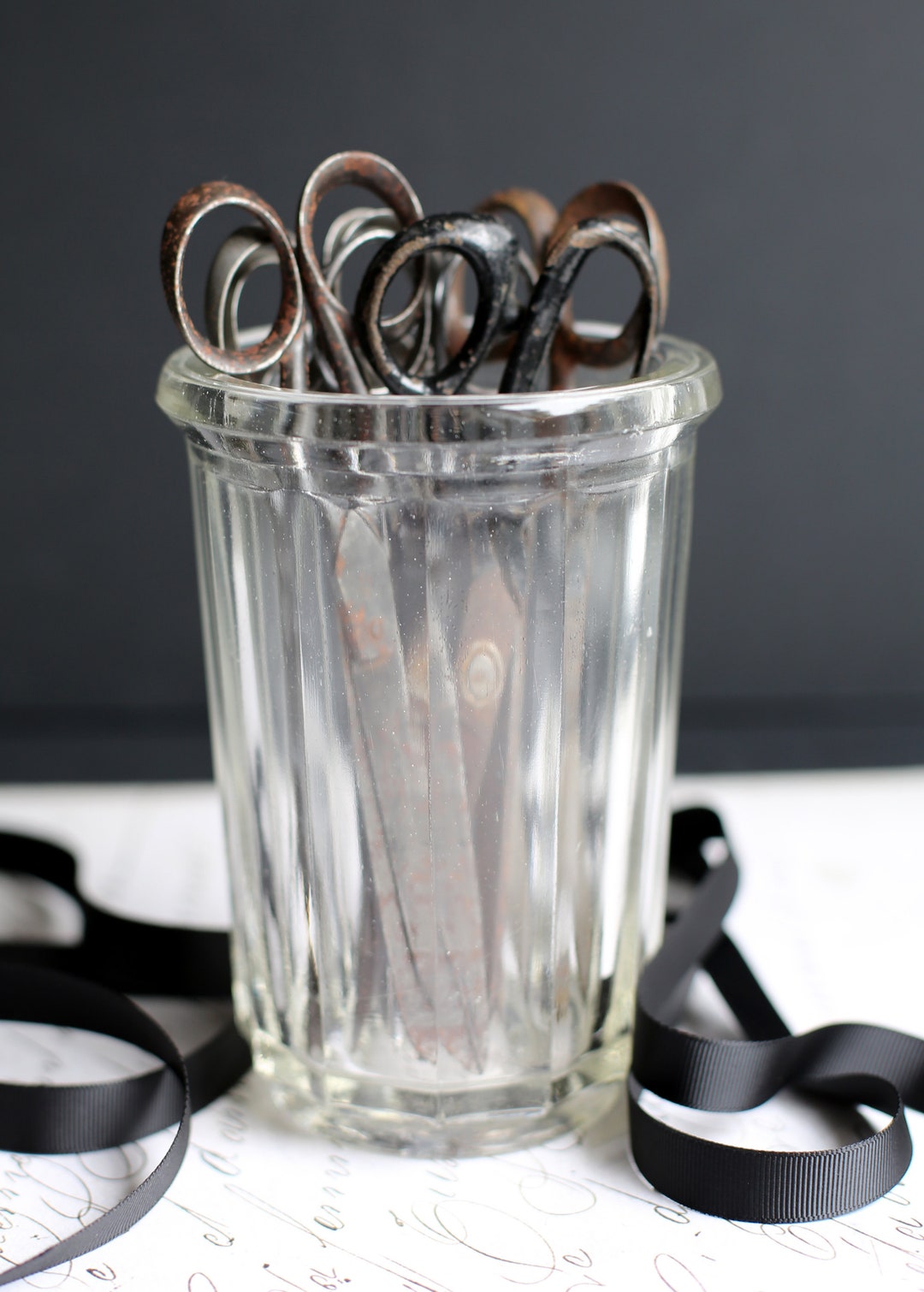 Large French Jam Jar Tall Antique Preserving Very Thick and Faceted ...