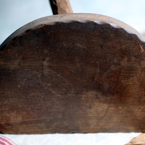 Primitive French Milking Stool Wabi Sabi Rustic Milkmaid Stool Rustic ...