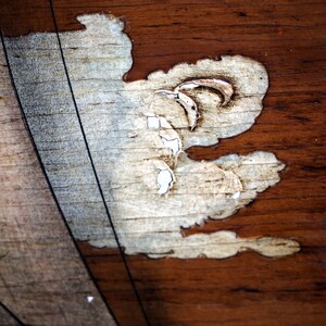 Antique Sign Old Hand Steam Ship Painted Wooden Panel Boat Club Pub ...