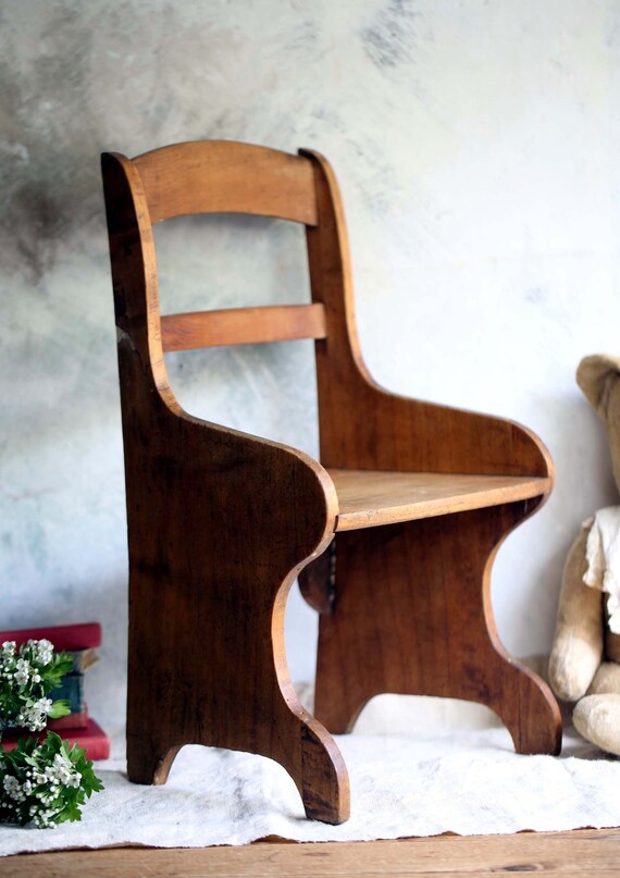 Antique Toy Chair Small Vintage Wooden French Seat - Etsy Australia